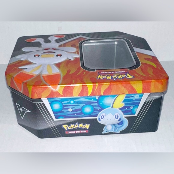 Pokemon | Games | Pokemon Trading Card Gameempty Metal Tinstorage ...
